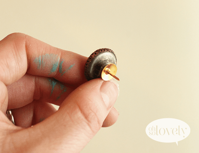 DIY // BUTTON THUMB TACKS – Oh So Lovely Blog